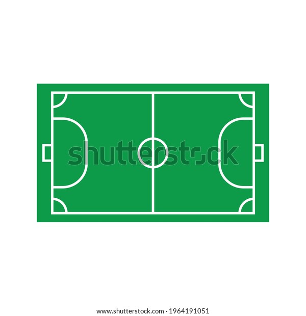 Mini Soccer Field Icon Vector Sign Stock Vector (Royalty Free) 1964191051