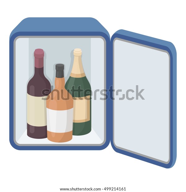 Minibar Icon Cartoon Style Isolated On: vector de stock (libre de ...