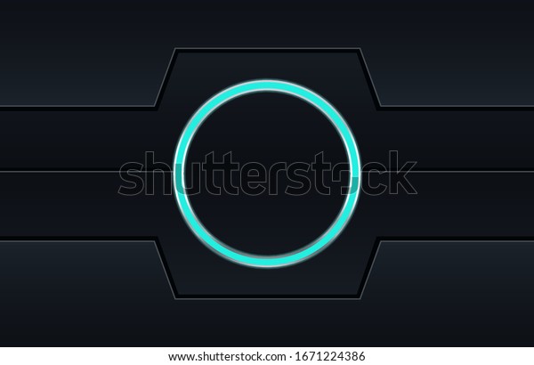 Minimal Black Techno Background Illustration Abstract Stock Vector ...