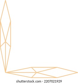 Minimal Corner Shape Outline Design Stock Vector (Royalty Free ...