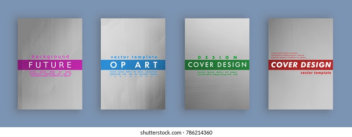 Minimal Gray Covers Set Cover Design Stock Vector (Royalty Free ...