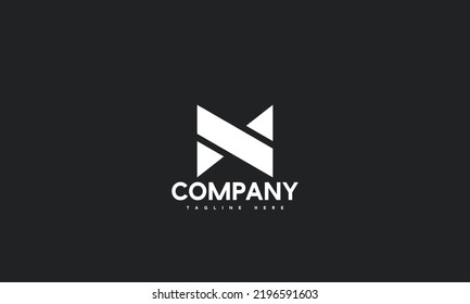 Minimal Letter N Logo Template Stock Vector (Royalty Free) 2196591603 ...