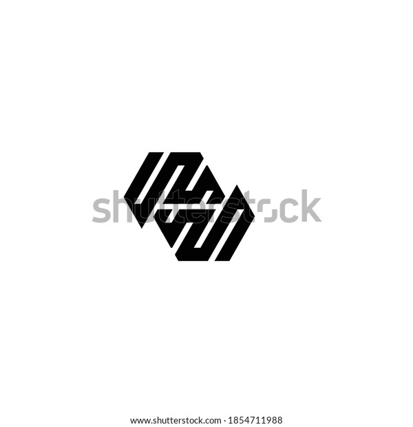 Minimal Letter Nsn Logo Design Outstanding Stock Vector (Royalty Free ...