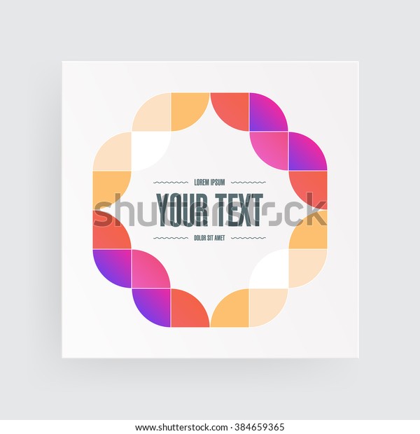 Minimal Light Square Poster Design Abstract Stock Vector (Royalty Free ...