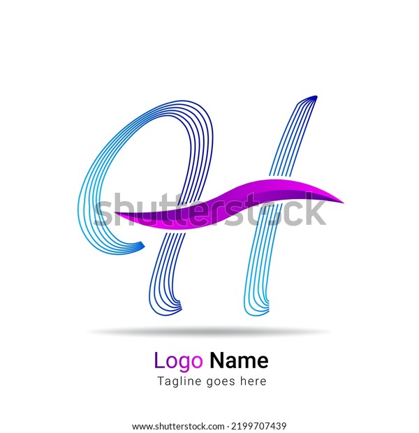 Minimal Line Font Style H Letter Stock Vector (Royalty Free) 2199707439 ...