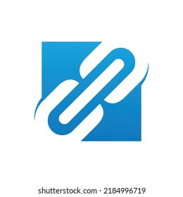 Minimal Logo Design Link Symbol Stock Vector (Royalty Free) 2184996719 ...