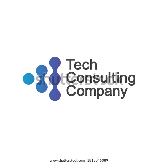 Minimal Tech Consulting Logo Design Stock Vector (Royalty Free ...