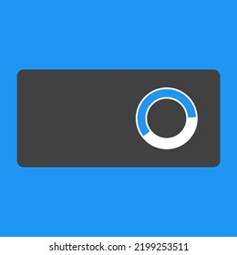 Minimal Ui Graph Element Futuristic Style Stock Vector (Royalty Free ...