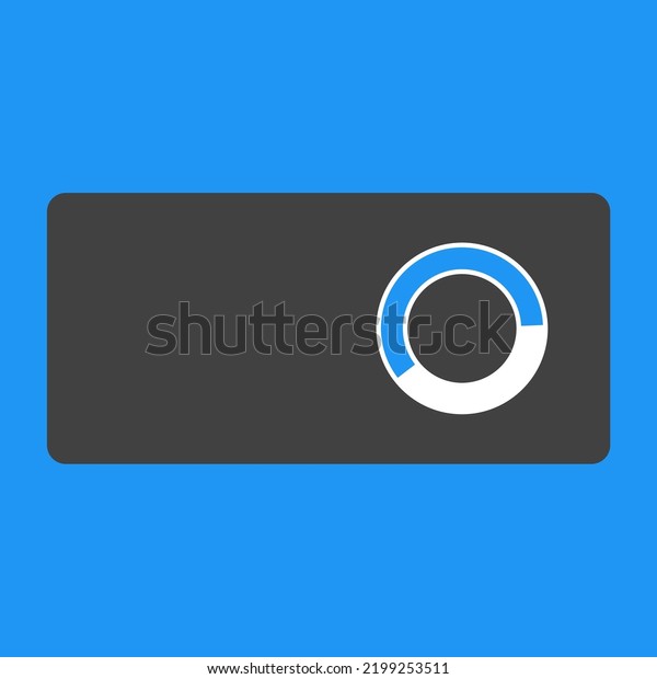 Minimal Ui Graph Element Futuristic Style Stock Vector (Royalty Free ...