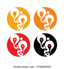 Minimal Vector Typhography Calligraphy Pandharpur Dindi Stock Vector ...