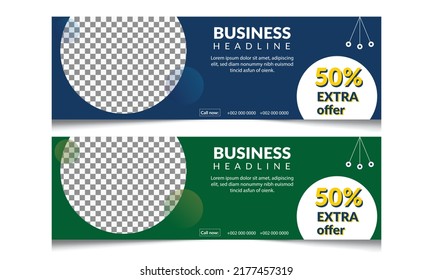 Minimal Web Banner Design Sign Board Stock Vector (Royalty Free ...