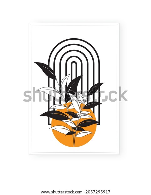 Minimalist Abstract Poster Design Vector Abstract Stock Vector (Royalty ...