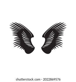 Minimalist Abstract Wing Design Logo Stock Vector (Royalty Free ...
