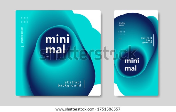 Minimalist Background Color Mobile App Social Stock Vector (Royalty ...