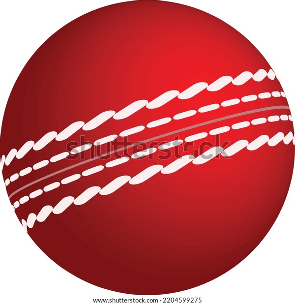 Minimalist Cricket Ball Vector Design Stock Vector (Royalty Free ...