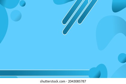 Minimalist Liquid Design Blue Background Vector Stock Vector (Royalty ...