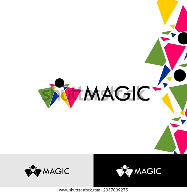 Minimalist Logo Design Magic Name Striking Stock Vector (Royalty Free ...