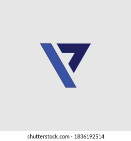 Minimalist Logo Design Triangle Letter P Stock Vector (Royalty Free ...