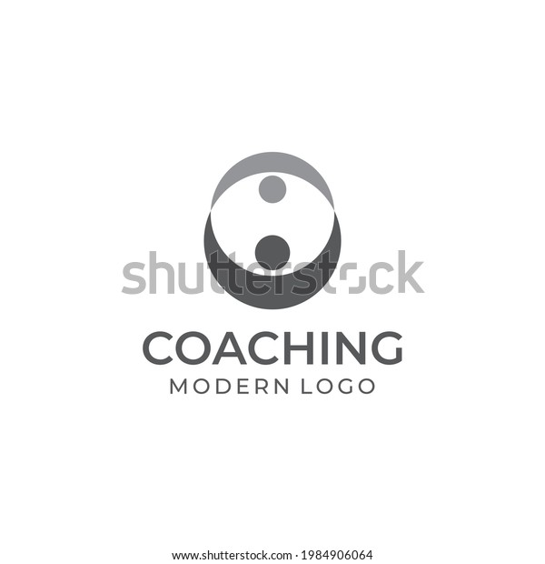 Minimalist Modern Logo Design Coaching Company Stock Vector (Royalty ...
