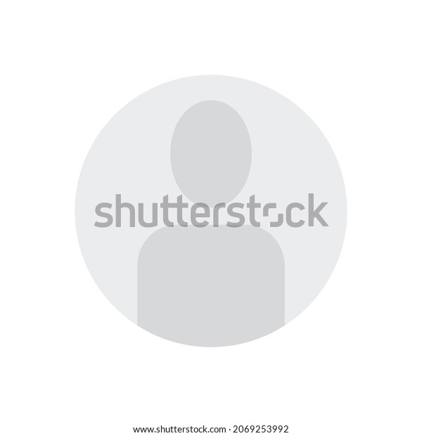 Minimalist Profile Picture Vector Illustration Stock Vector (Royalty ...