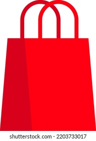 Minimalist Shopping Back Vector Illustration Stock Vector (Royalty Free ...