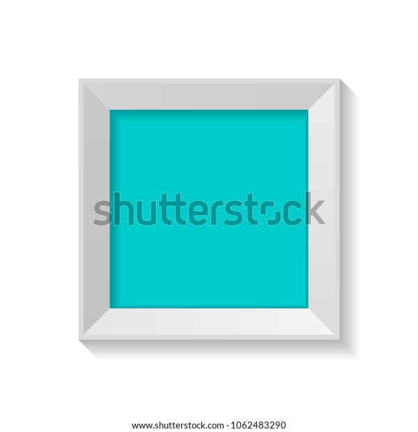 Minimalist Square Frame Blank Artboard Isolated Stock Vector (Royalty ...