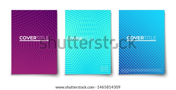 Minimalistic Background Cover Page Design Colorful Stock Vector ...