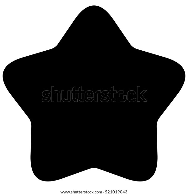 Minimalistic Black Rounded Star Icon Template Stock Vector (Royalty ... Minimalistic Black Rounded Star Icon Template Stock Vector (Royalty ...