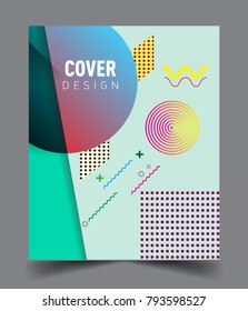 Minimalistic Cover Design Creative Concept Abstract Stock Vector ...