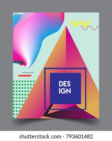 Minimalistic Cover Design Creative Concept Abstract Stock Vector ...
