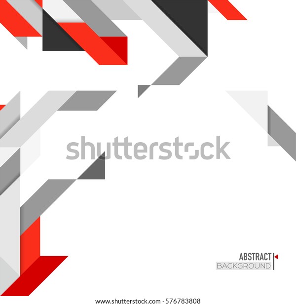 Minimalistic Design Creative Concept Modern Diagonal Stock Vector ...