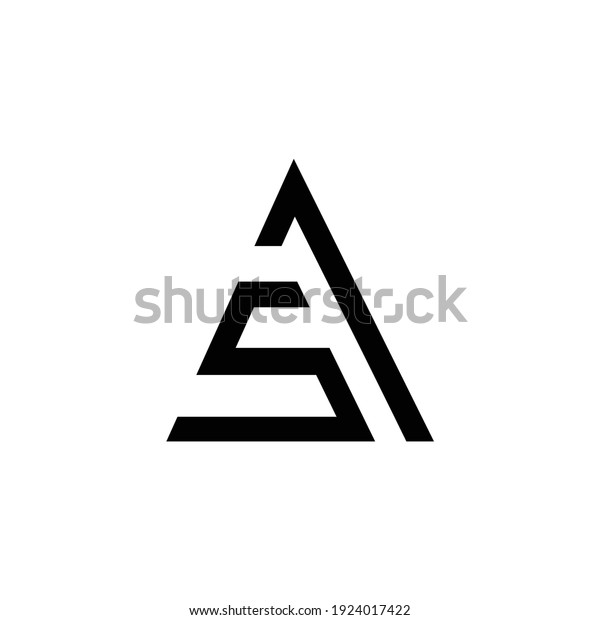 Minimalistic Sl Initial Letter Logo Vector Stock Vector (Royalty Free ...