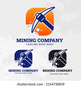 Mining Company Logo Vector Design Template Stock Vector (Royalty Free ...
