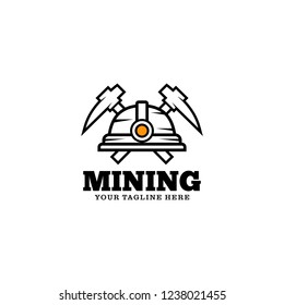 Mining Logo Design Stock Vector (Royalty Free) 1238021455 | Shutterstock