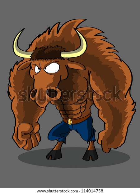Minotaur Cartoon Stock Vector (Royalty Free) 114014758