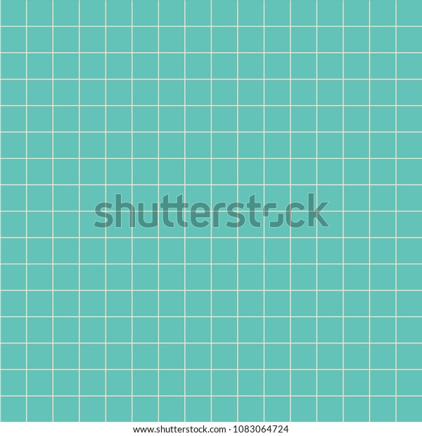 Mint Blue Tiles Checker Background Stock Vector (Royalty Free ...