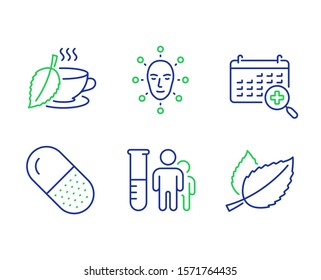 Nutritionist Flat Glyph Icons Set Diet Stock Vector (Royalty Free ...