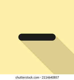 Minus Black Vector Icon Subtraction Sign Stock Vector (Royalty Free ...