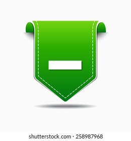 Minus Sign Green Vector Icon Design Stock Vector (Royalty Free ...