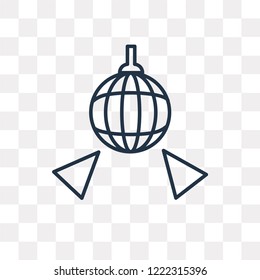 Mirror Ball Vector Outline Icon Isolated Stock Vector (Royalty Free ...