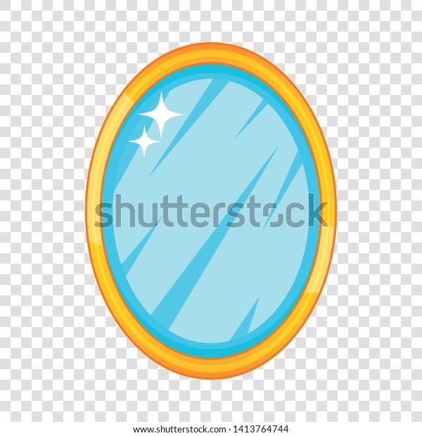 Mirror Icon Cartoon Illustration Mirror Vector Stock Vector (Royalty ...
