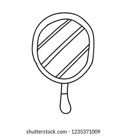 Mirror Icon Outline Stock Vector (Royalty Free) 1235371009 | Shutterstock