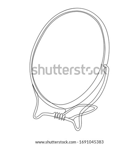 Mirror Line Drawing | Free download on ClipArtMag