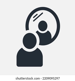 1,573 Self Reflection Icon Images, Stock Photos & Vectors | Shutterstock