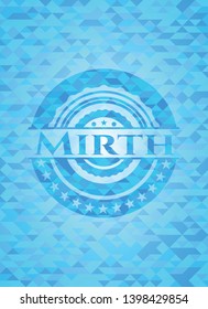 Other Sky Blue Emblem Mosaic Ecological Stock Vector (Royalty Free ...