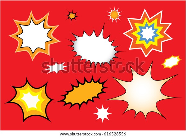 Miscellaneous Colorful Comic Callout Star Stock Vector (Royalty Free ...