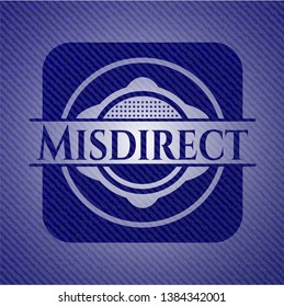 Misdirect Jean Texture Vector Illustration Detailed Stock Vector ...