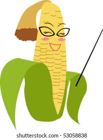 Miss Corn Stock Vector (Royalty Free) 53058838 | Shutterstock