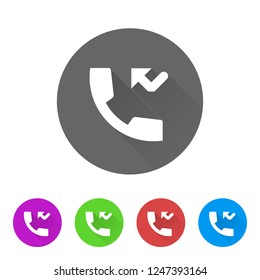 Missed Call App Icon: vector de stock (libre de regalías) 1313235476 ...