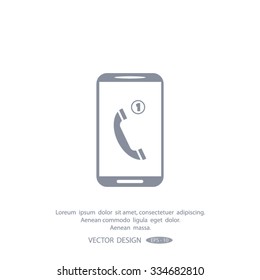 Missed Call Icon Stock Vector (Royalty Free) 334682810 | Shutterstock